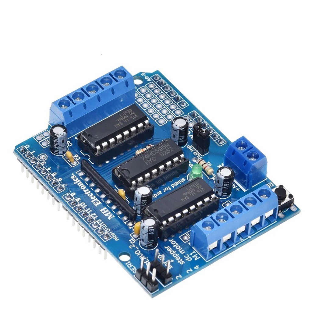 Shield Motor L293d Driver Ponte H Para Arduino | Shopee Brasil