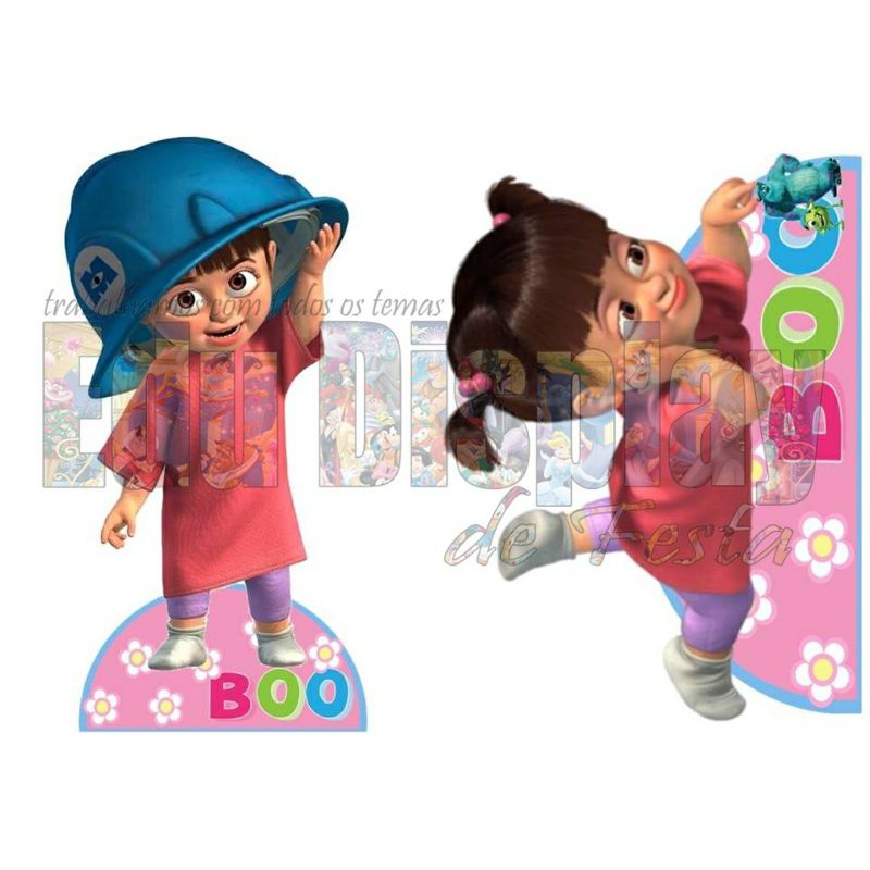boo monstros S.A kit decoração de festa infantil 4 display de 20cm ...