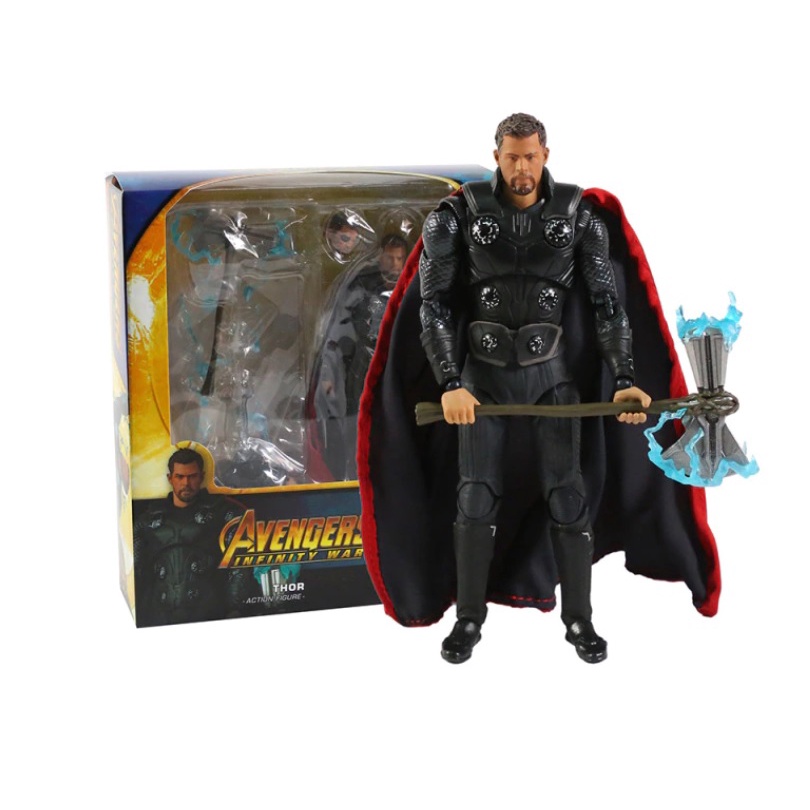 Thor Mafex Vingadores Guerra Infinita Marvel Action Figure | Shopee Brasil
