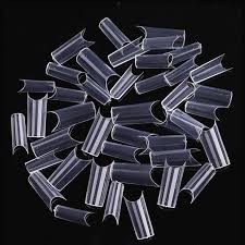 Tips 500 Unha Curvatura C Transparente Acrigel | Shopee Brasil