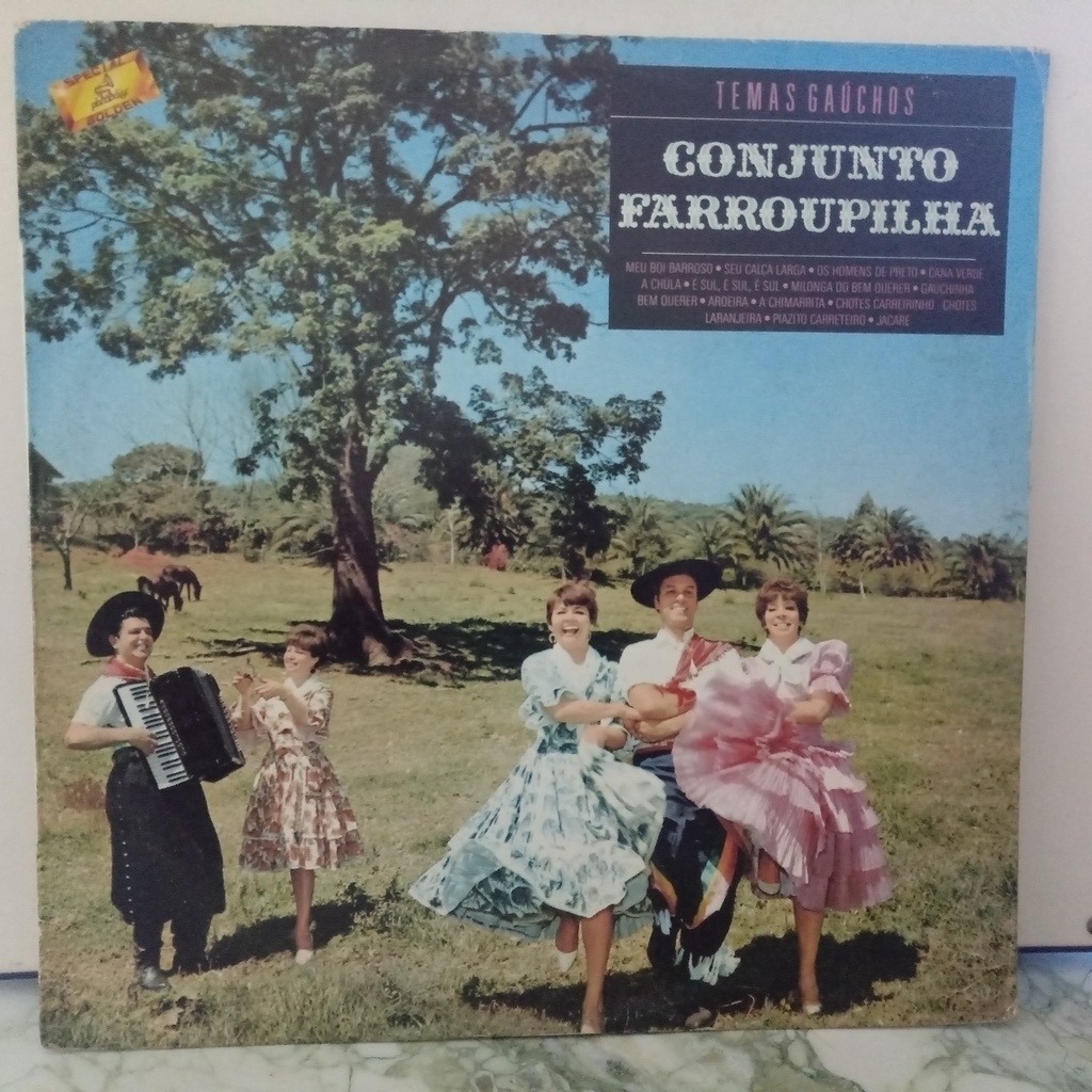 Lp Conjunto Farroupilha - Temas Gauchos 1987 (112h) Vinil | Shopee Brasil