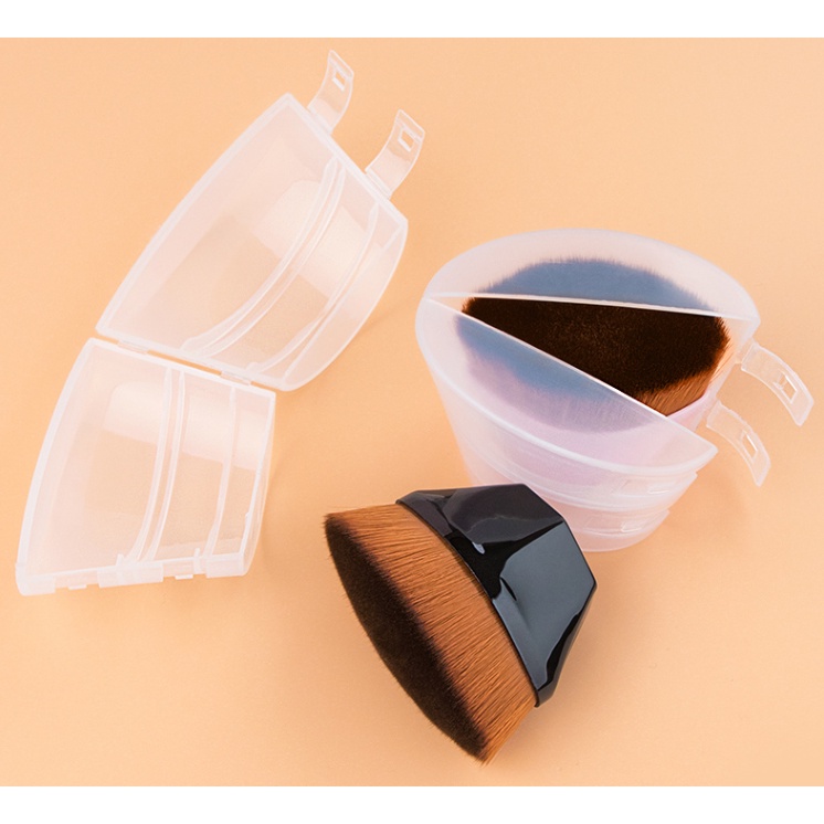 Pincel Mágico (HEXAGONAL) de Maquiagem Para Base Alta Qualidade Macio ...