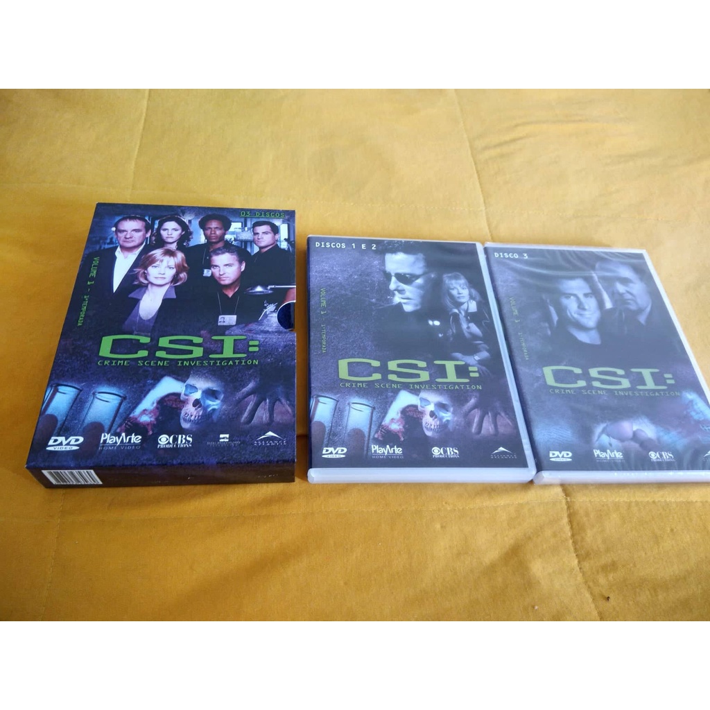 dvd série box csi 1ª temporada | Shopee Brasil