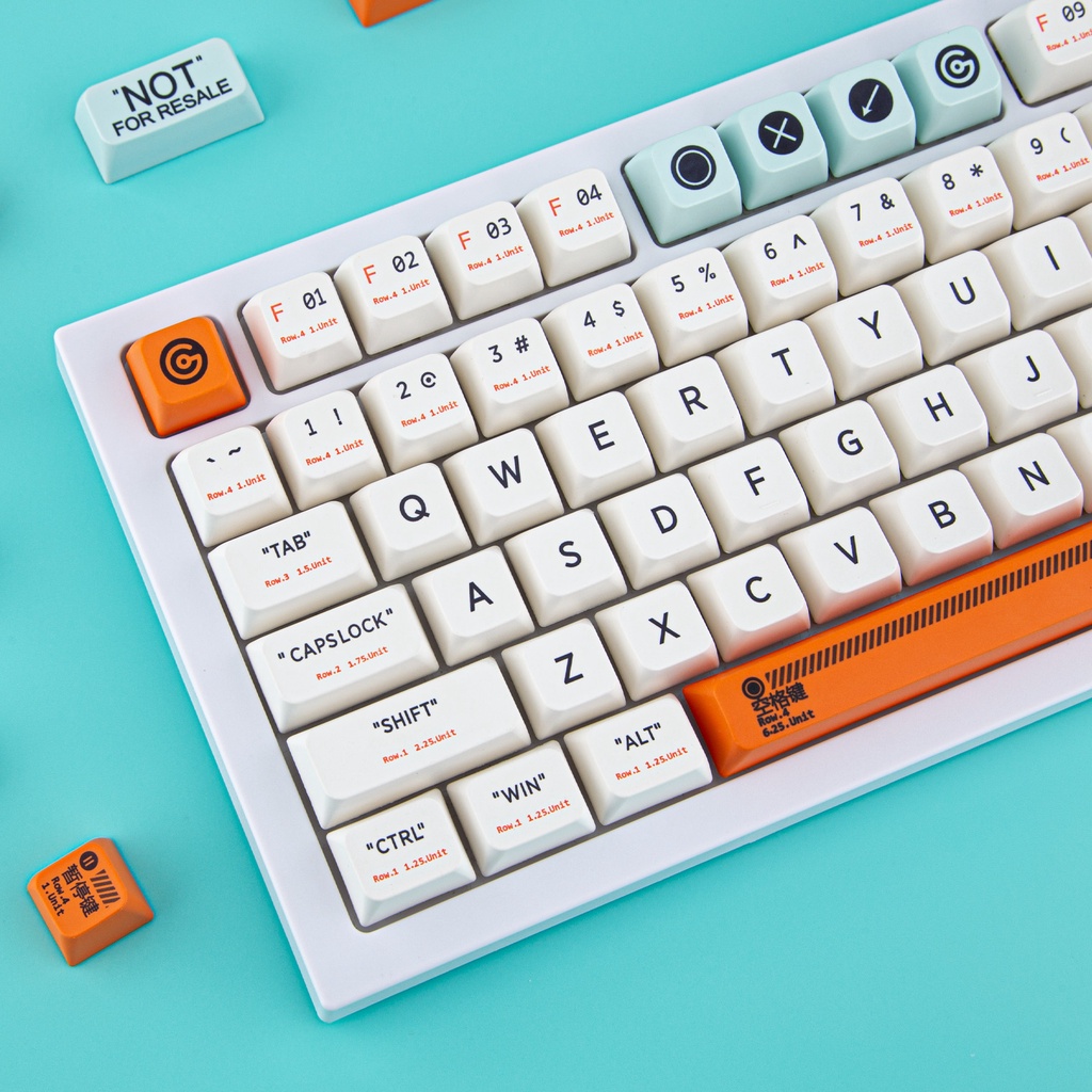 Chaveiro Personalizado PBT Perfil MDA 160 Chaves Sublimação De Tinta 60 ...