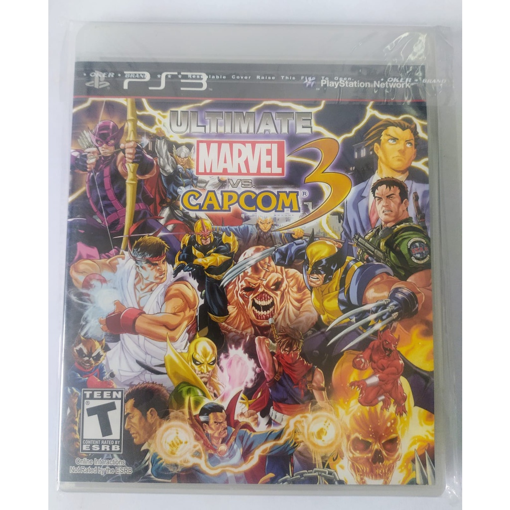 Ultimate Marvel vs Capcom 3 PS3 Original Mídia Física Pronta Entrega | Shopee Brasil