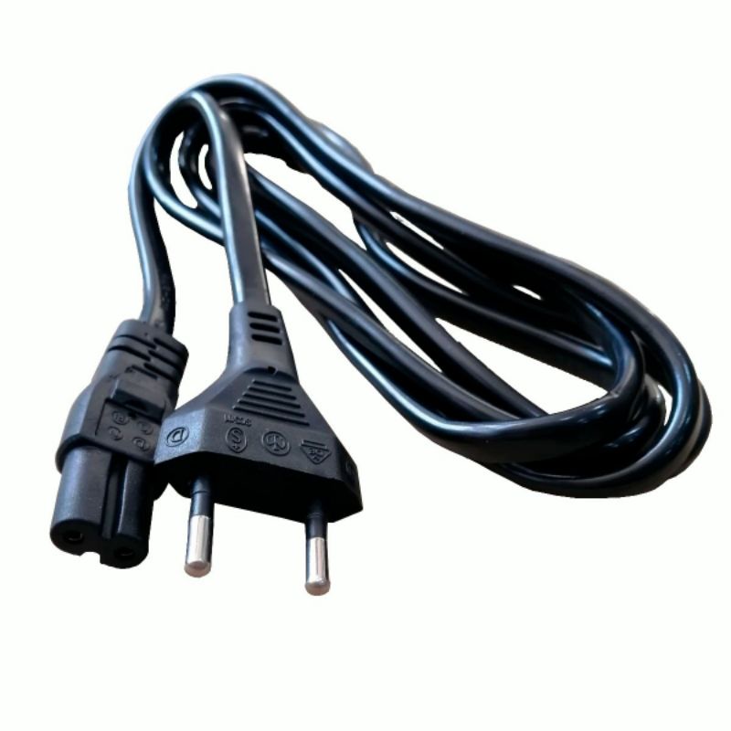 Cabo de Força Bipolar 2 pinos 10A 250V De 80cm | Shopee Brasil