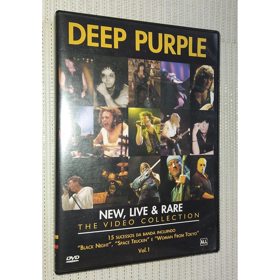 Dvd Deep Purple - New, Live & Rare - The Video Collection - Vol. 1 ...