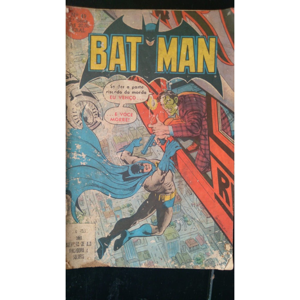 Revista Batman n°49 Segunda Série 1980 Editora EBAL | Shopee Brasil