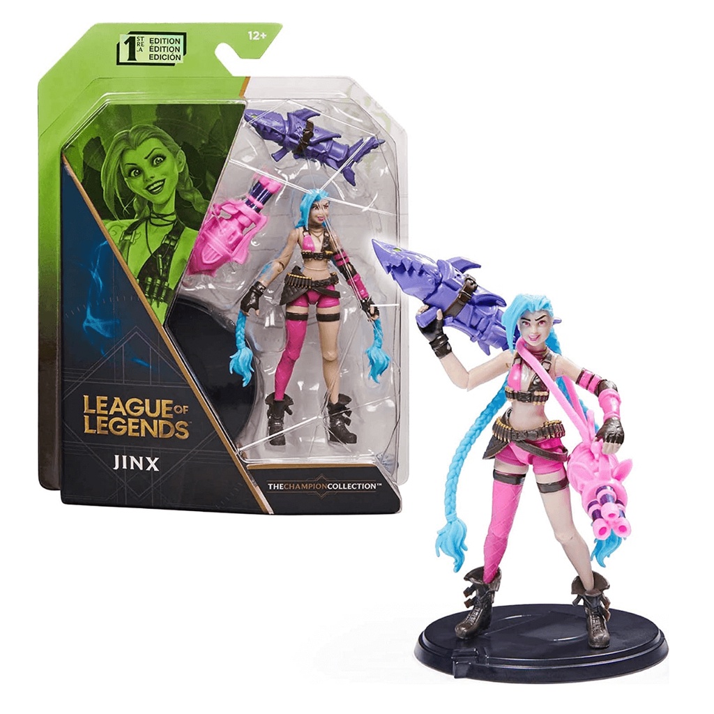 Jinx League Of Legends Articulado Figure 1st Edição | Shopee Brasil