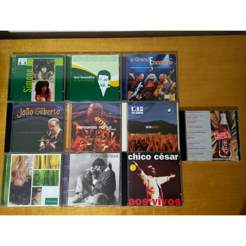 Kit MPB - 10 CDs originais | Shopee Brasil