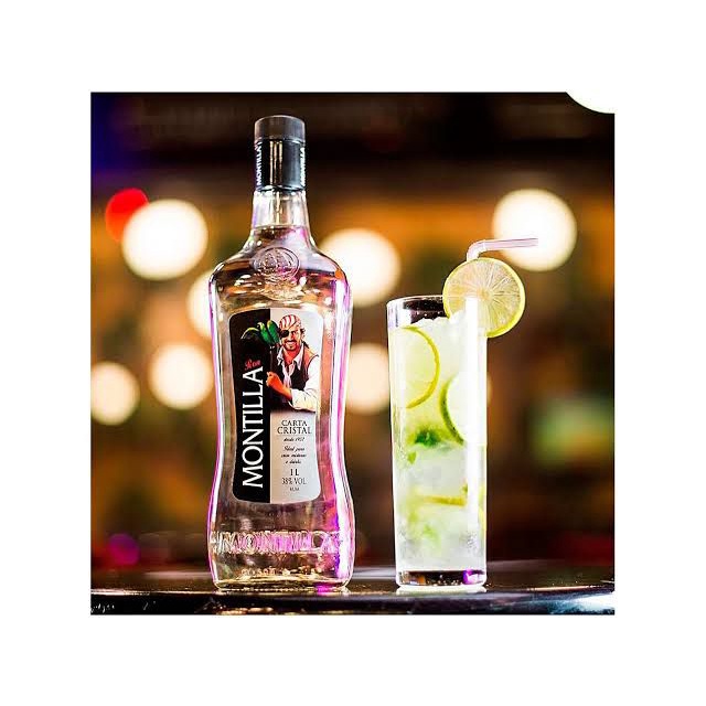 Rum Montilla Carta Cristal 1LT | Shopee Brasil