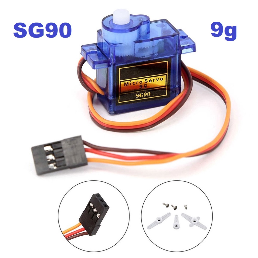 Micro servo SG90 9g com acessórios | Shopee Brasil