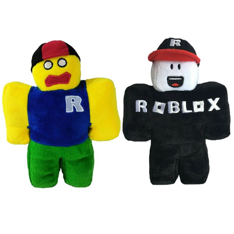 Novo Roblox Clássico Pelúcia Macio Boneca De Com Chapéu Removível Para ...