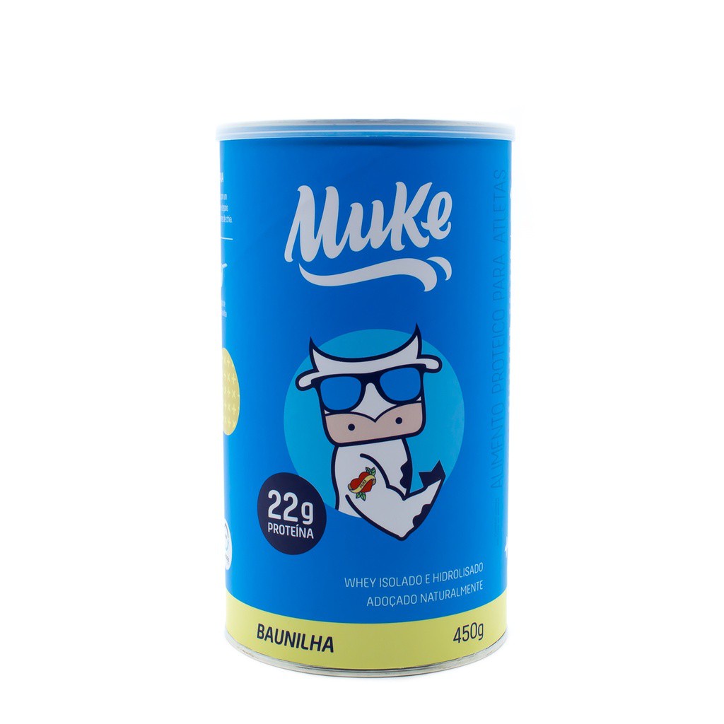 Proteína MUKE sabor baunilha POTE 450g - Mais Mu | Shopee Brasil