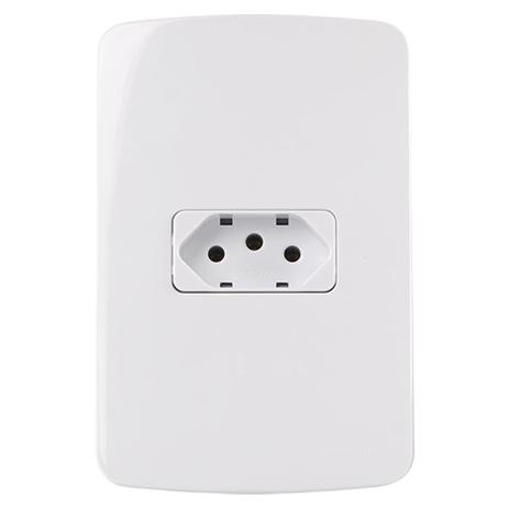 Tomada Margirius - Conjunto 1 tomada 2P+T 10A , 20A placa 4x2 Linha B3 Margirius | Shopee Brasil