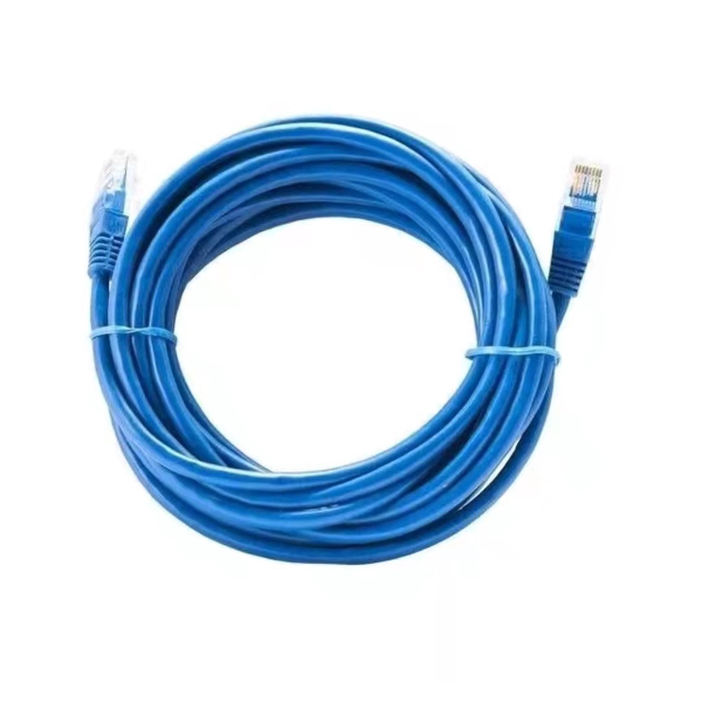 Cabo De Rede Rj45 Montado 20 Metros P/ Internet Cat 5 Lan Azul ...