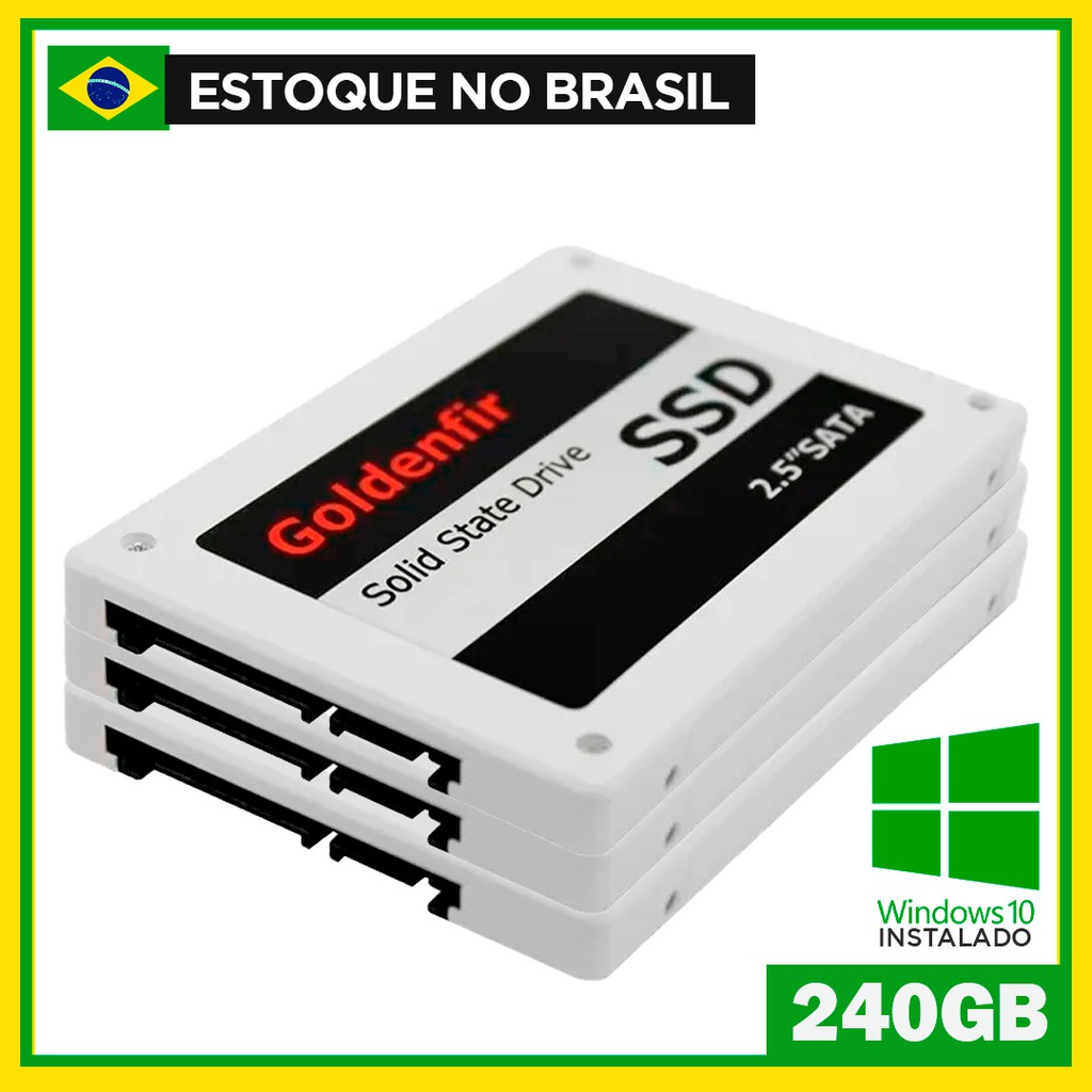 SSD Goldenfir 64GB 120GB 128GB 240GB 256GB 480GB 512GB 1TB Sata 3 Pc Gamer / Notebook Lacrado ...