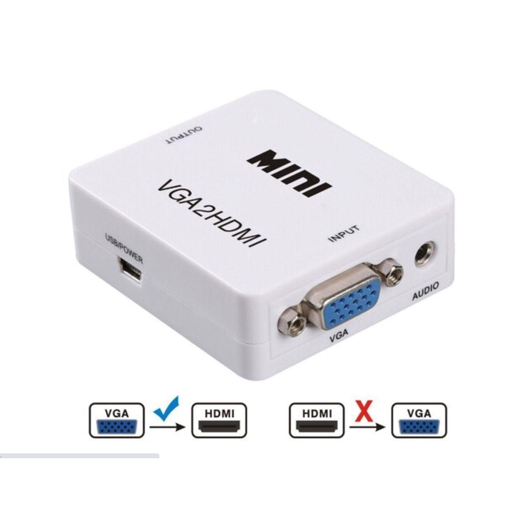 Conversor VGA para HDMI - Exbom CC-VH1k - 2022 | Shopee Brasil