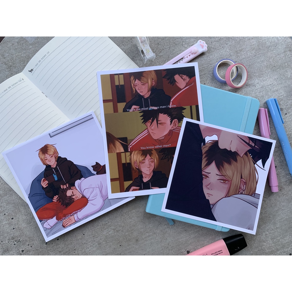 kit KuroKen prints, combo, casal, cute, ship, haikyuu fanart | Shopee ...