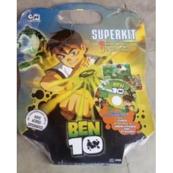 Kit Ben 10 Com Dvd Rom De Atividades Para Computador, Livretos de ...