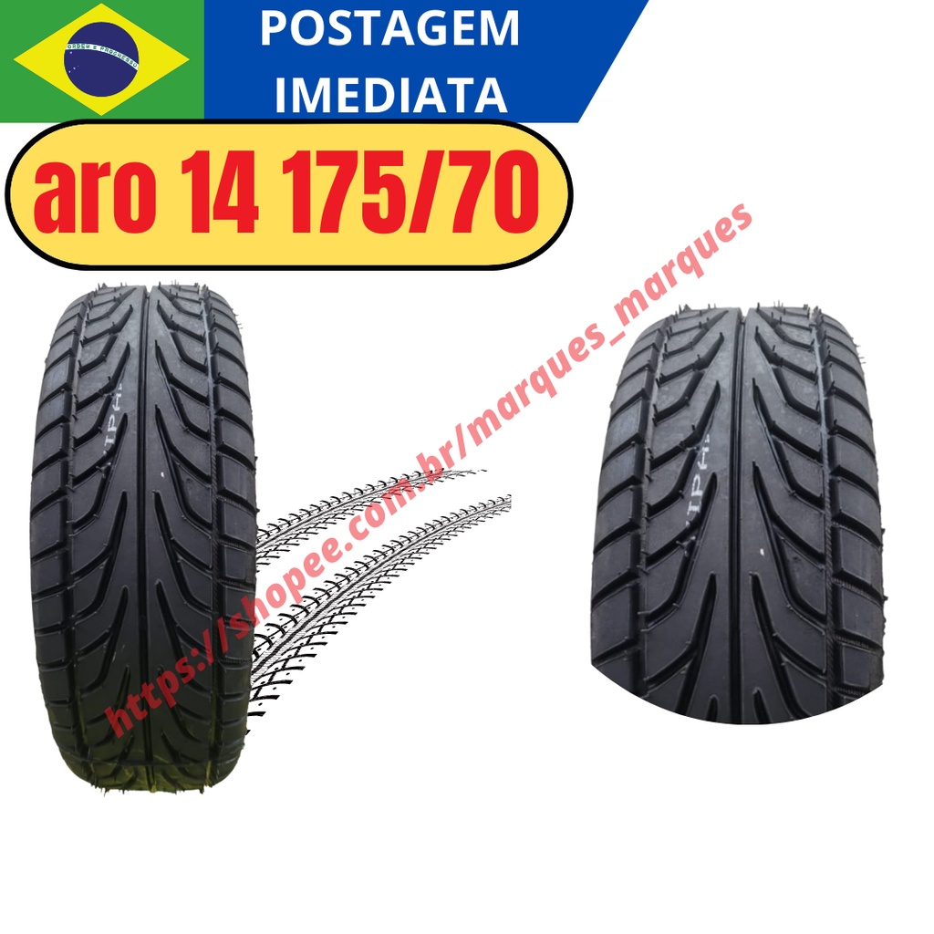 Pneu Gol Hyundai HB20 aro 14 175/70 remold vipal automotivo premium 1 unidade | Shopee Brasil