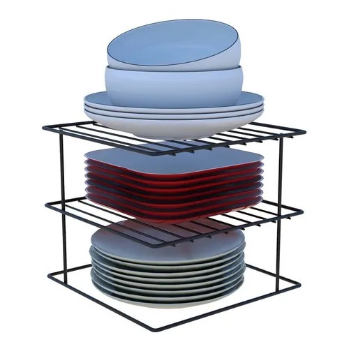 Organizador de Pratos Quadrado Essence Branco DiCarlo | Shopee Brasil