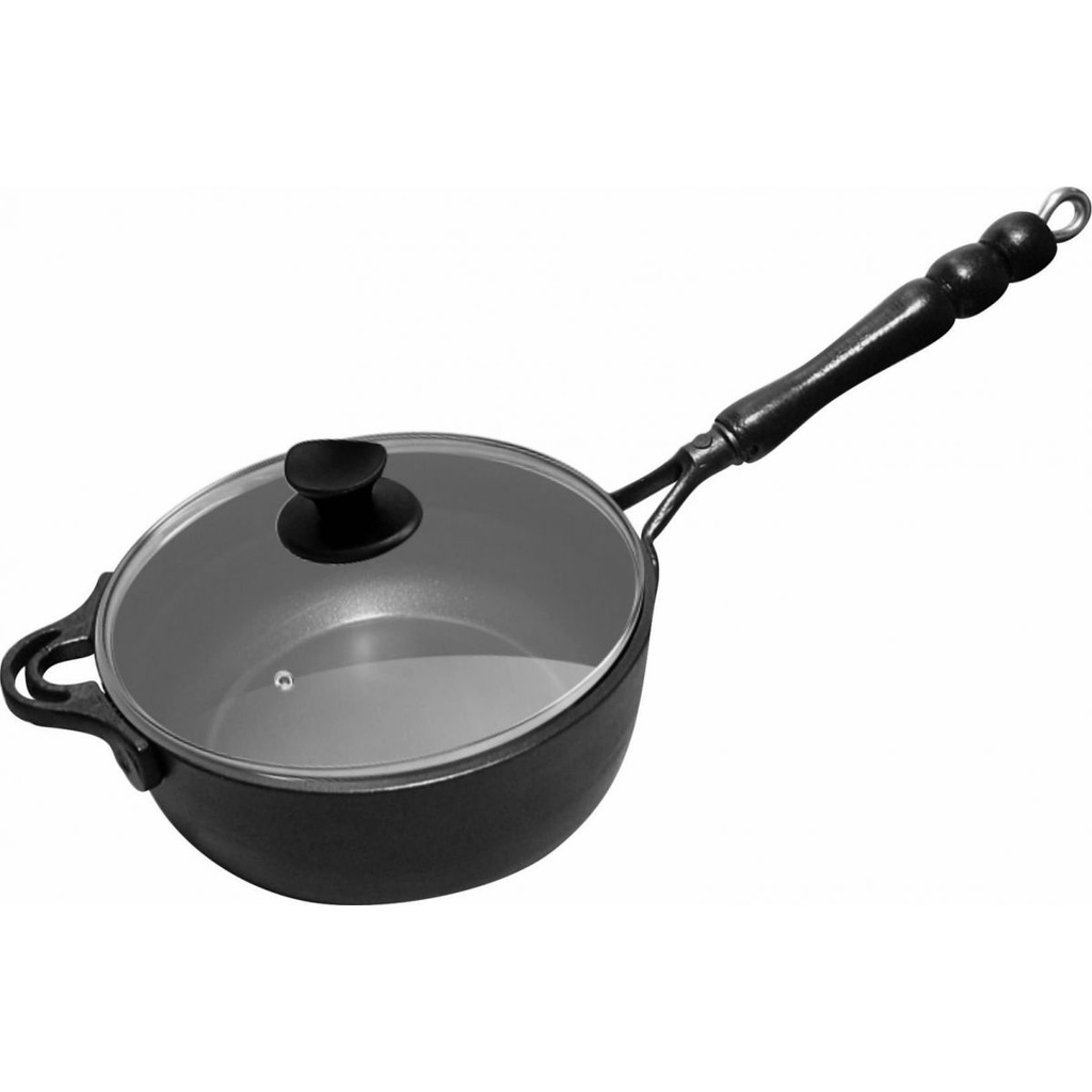 Panela Antiaderente Alta Cerâmica 28cm Com Tampa Não Gruda Cabo de ...
