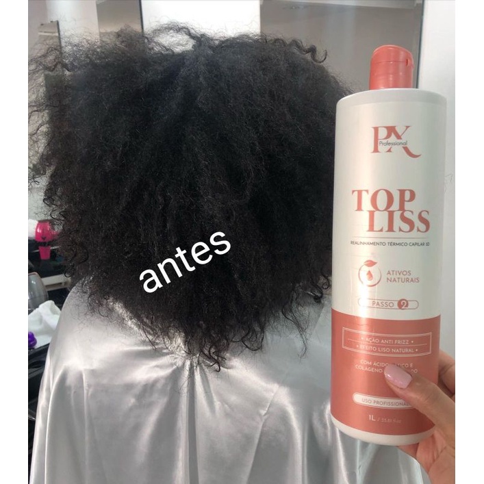 Progressiva 3d Top Liss apenas o Ativo 1lt Px Professional | Shopee Brasil