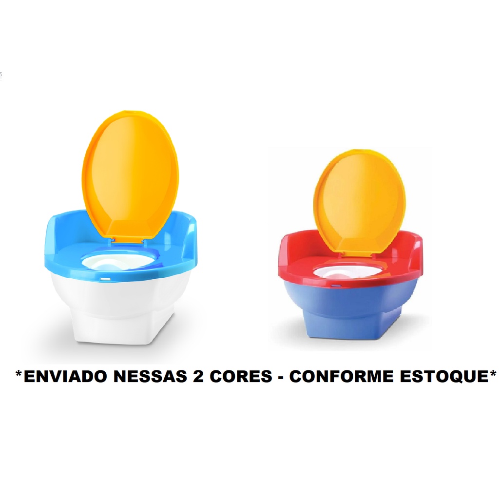 Pinico Infantil 2 em 1 Redutor De Assento Cardoso Troninho Bebe Azul ...