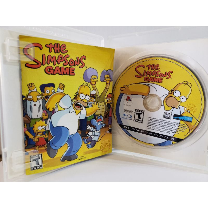 The Simpson Game Ps3 Playstation | Shopee Brasil