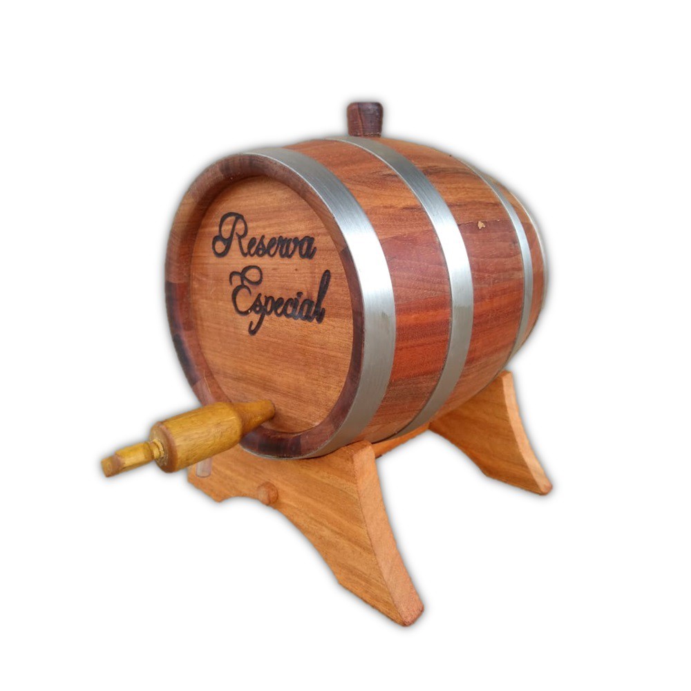 Barril De Bálsamo Carote Para Cachaça 3 Litros | Shopee Brasil