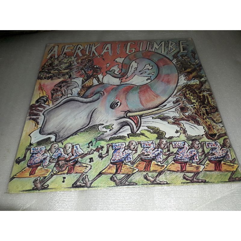 LP AFRIKA GUMBE ENCARTE 1989 ESTUDIO ELDORADO VINIL ZERADO USADO ...