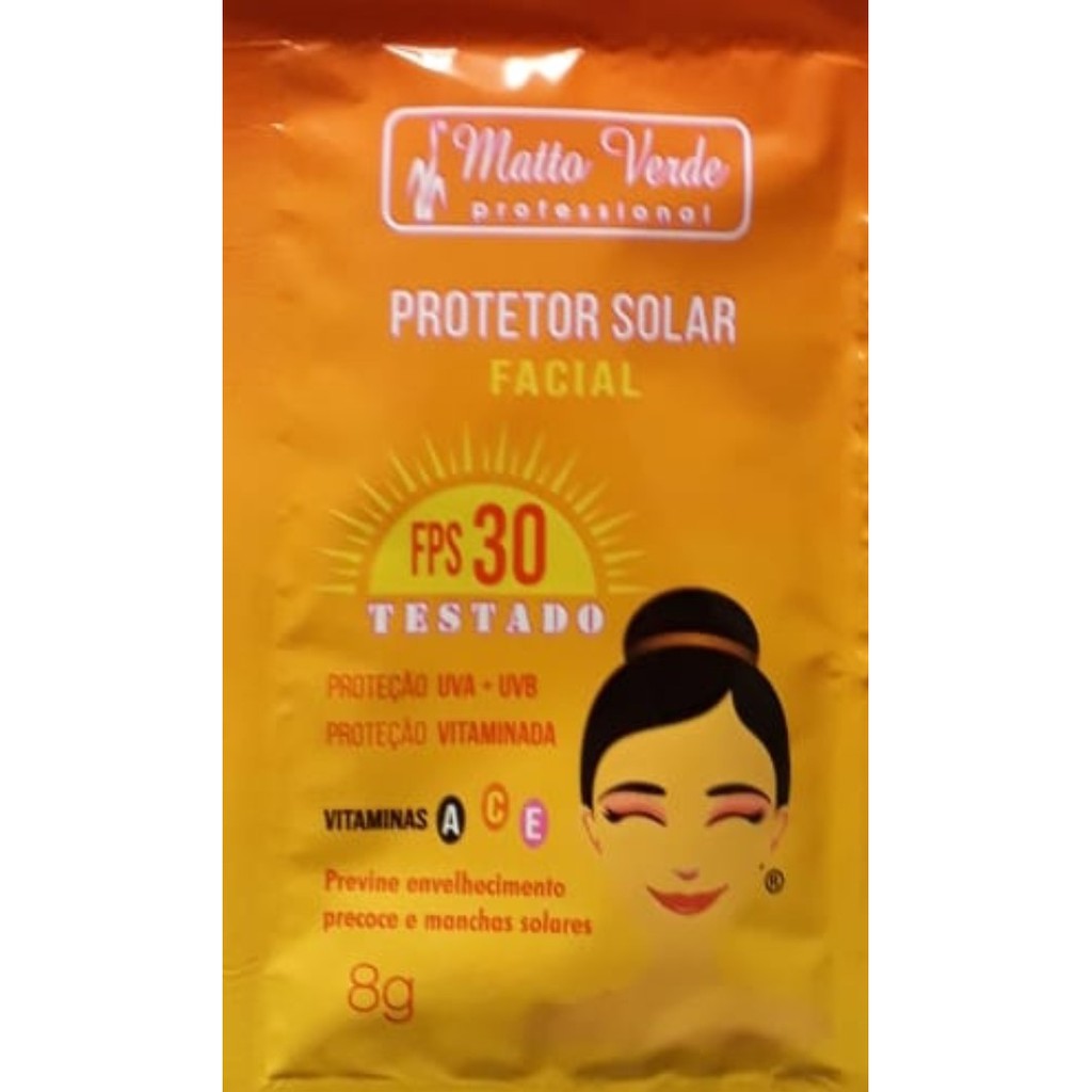 Protetor Solar Nivel 30 "matto Verde" | Shopee Brasil