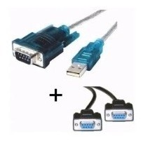 Kit Recovery Usb X Serial Db9 Macho + Serial Db9 Fêmea | Shopee Brasil