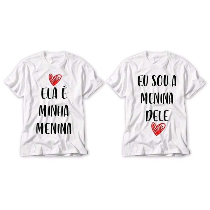 Kit Camisetas dia dos Namorados | Shopee Brasil