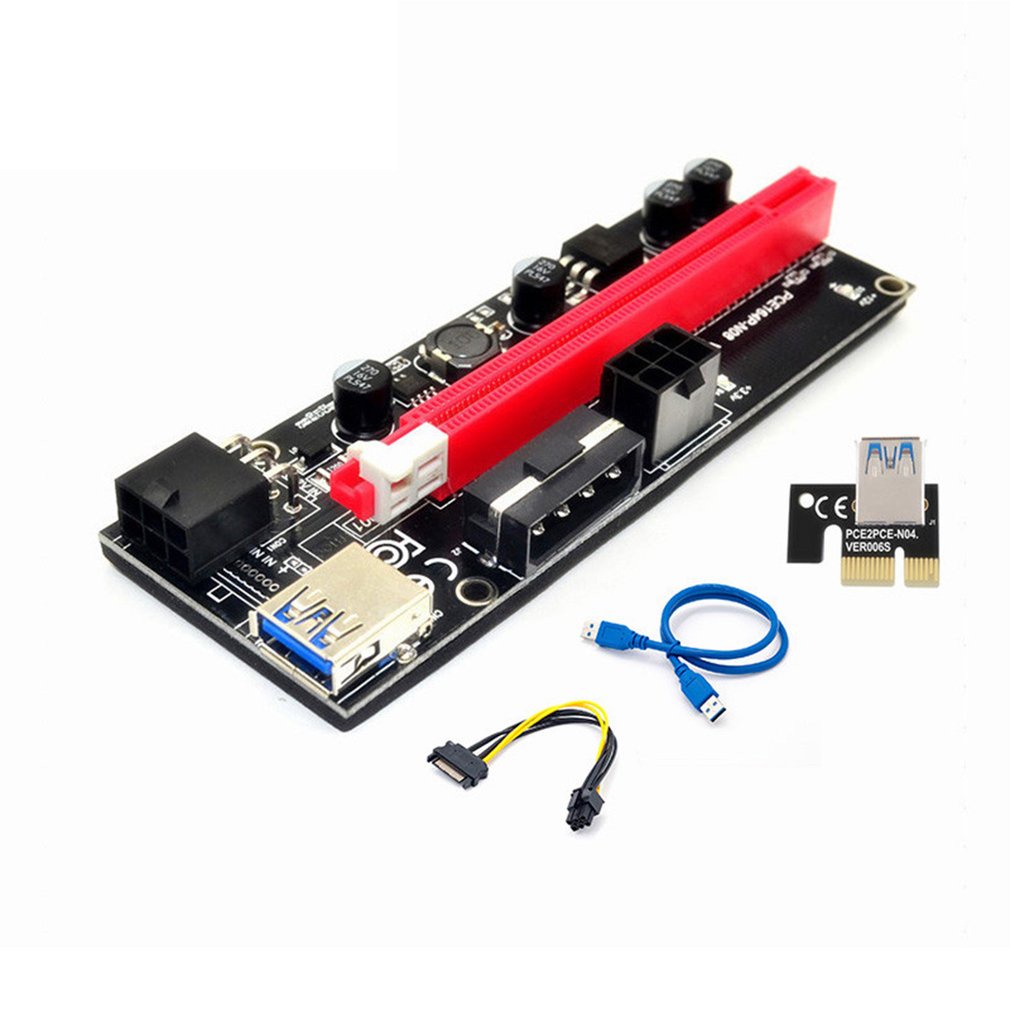 Cabo Riser Extensor PCI-Express 1X para 16X - Ver009s Cabo 60cm ...