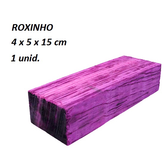 Bloco Madeira Roxinho | Shopee Brasil