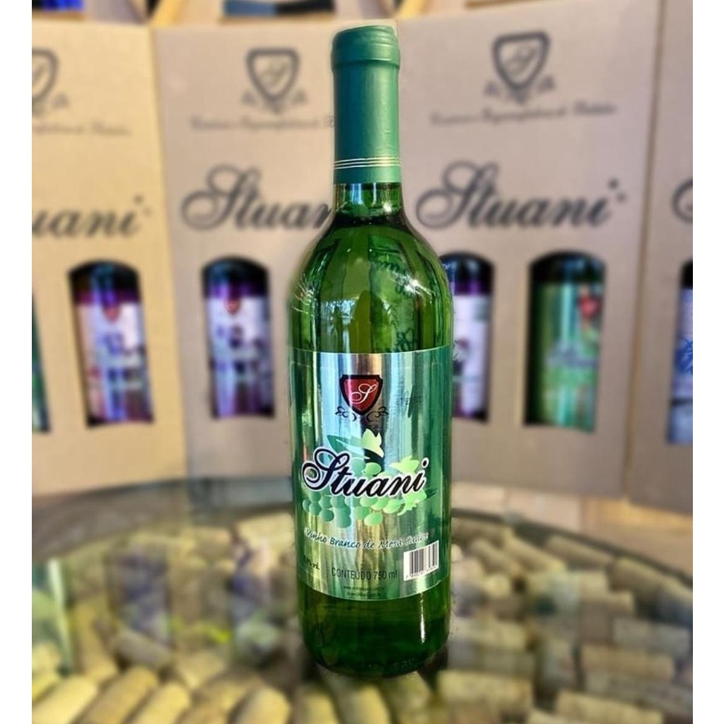 Vinho Stuani - Branco de Mesa Suave 750ml | Shopee Brasil