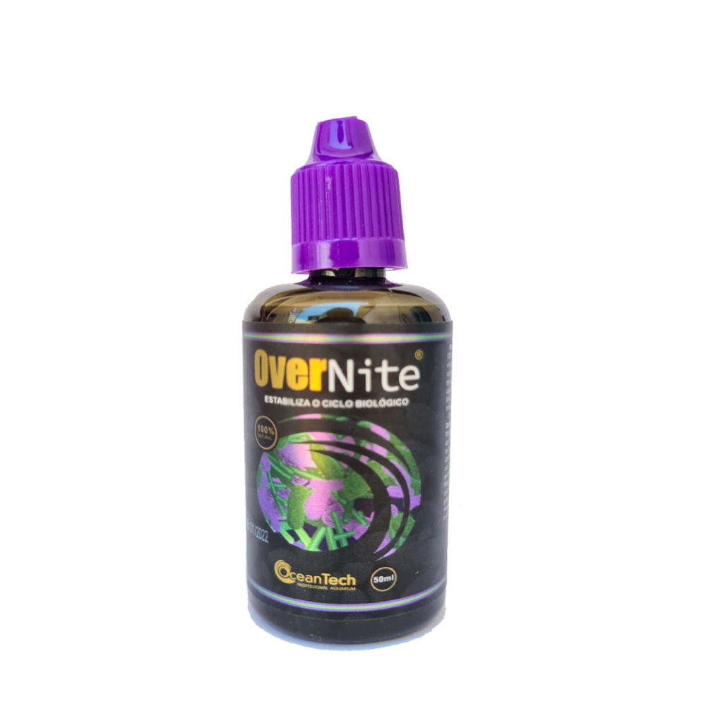 OverNite 50ml Estabiliza o ciclo biológico do Aquário | Shopee Brasil