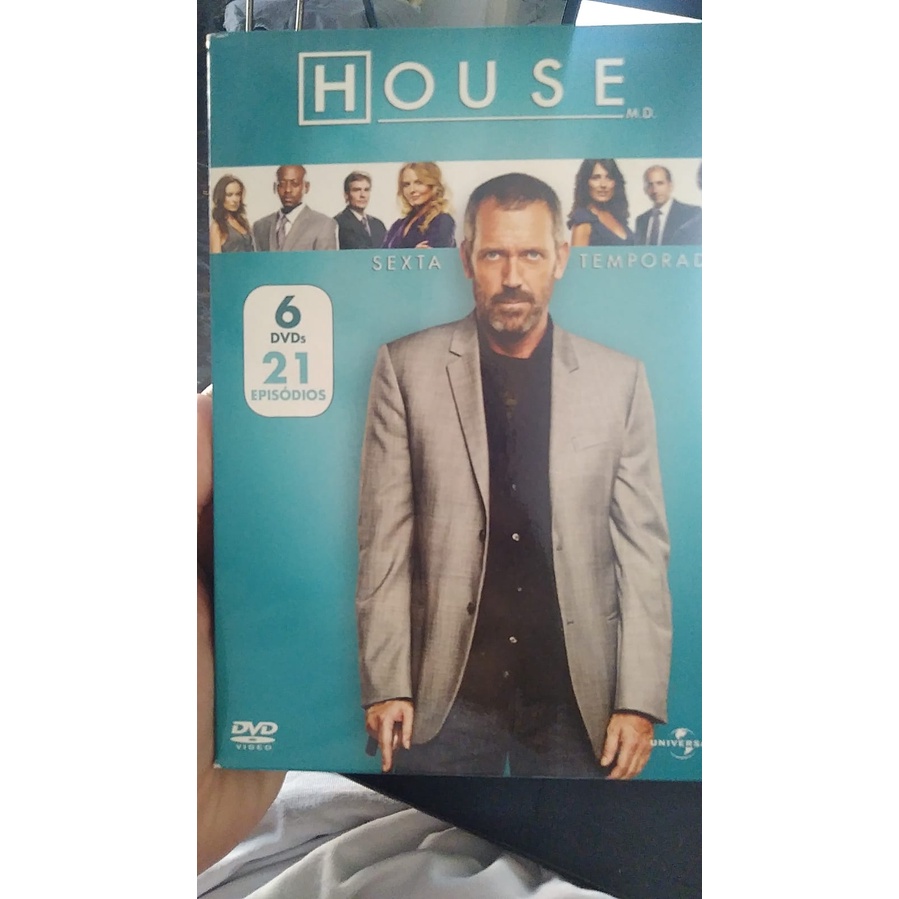 BOX- DVD - House - 6ª Temporada (6 DVDs) | Shopee Brasil