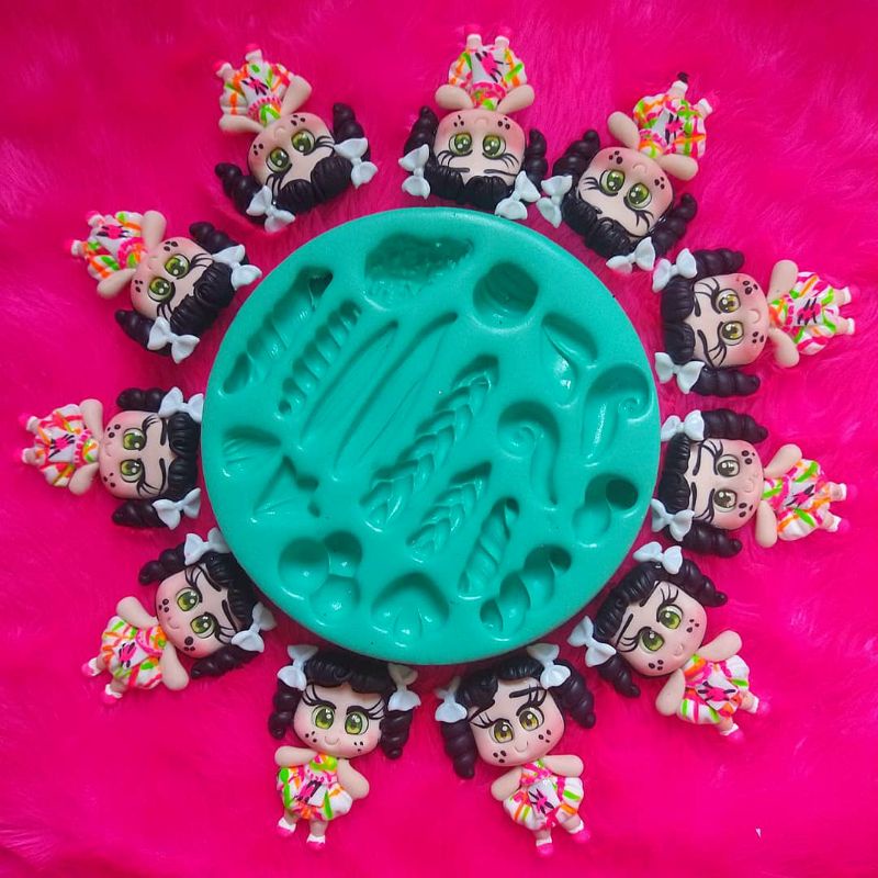 Molde "Mechas Chamosas" (cabelos e mechas) | Shopee Brasil