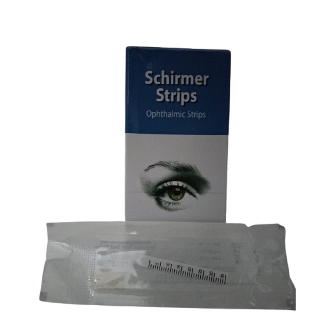 2 Tiras De Teste De Schirmer - Strips Schirmer (1 par) | Shopee Brasil