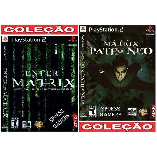 Matrix Ps2 Coleção (2 Dvds) Patch | Shopee Brasil