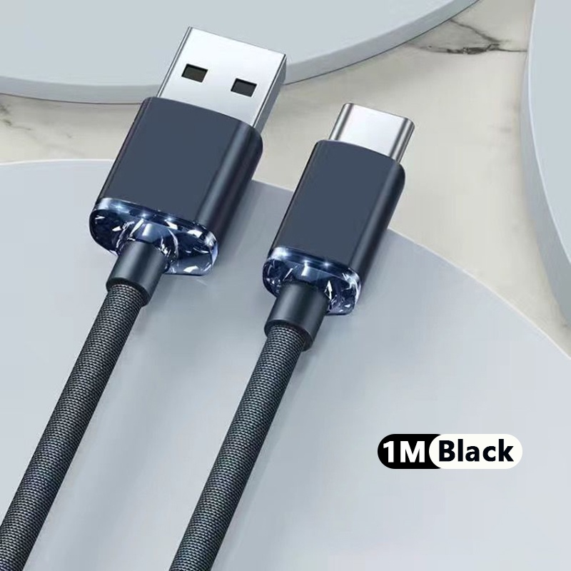 Cabo De Carga Super Rápida De 120W USB 6A Tipo c Dados Para Xiaomi Huawei Oneplus | Shopee Brasil