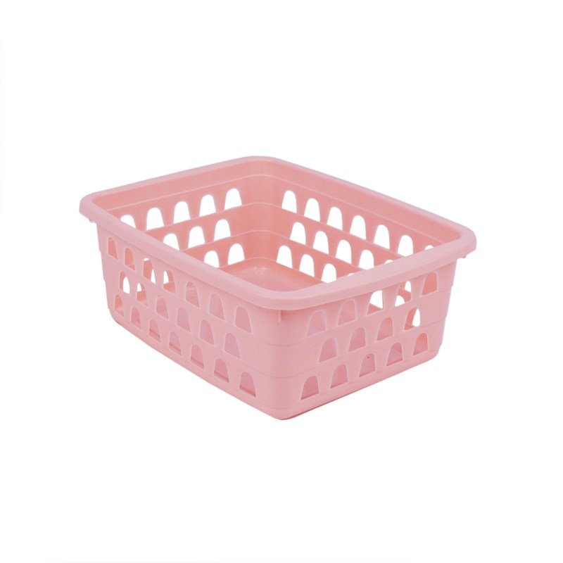 Cesto Multiuso Pequeno Rosa 12x6x16cm PP | Shopee Brasil