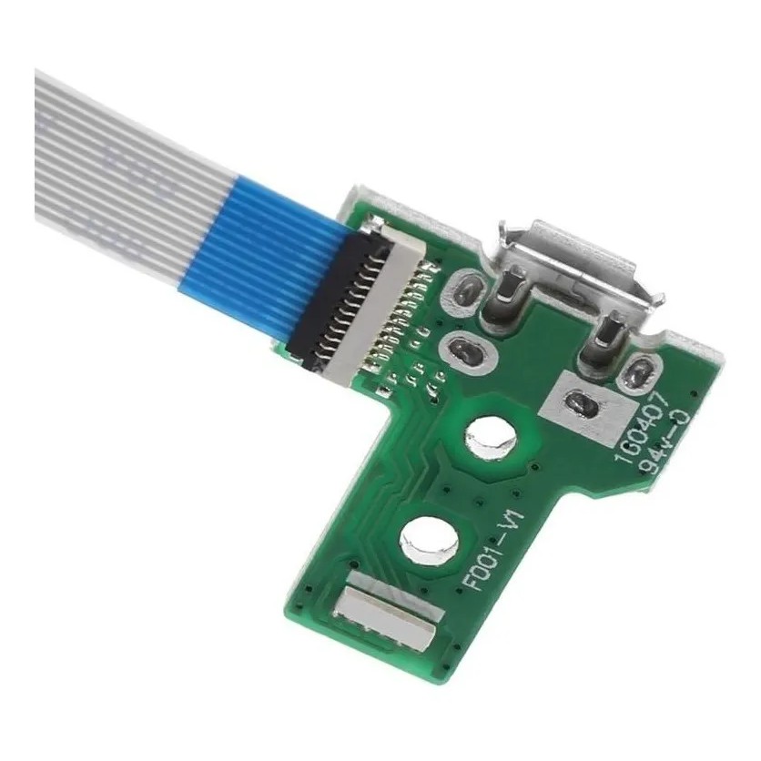 Placa Usb Conector Controle Ps4 JDS 030 /F001 + Cabo Flat 12 Vias | Shopee Brasil