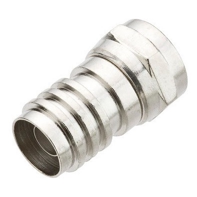 Conector Crimpar Tambor Rg 59 Para Cabo Coaxial Com 100 Pçs | Shopee Brasil