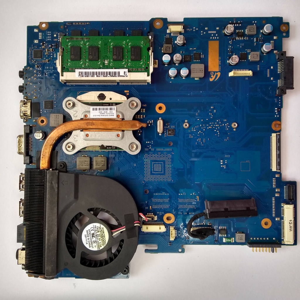 Placa Mãe Notebook Samsung RV411 C/ 4Gb RAM e Processador Pentium P6100 ...