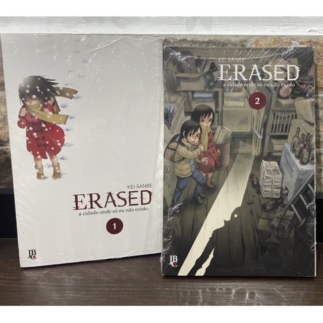 mangás erased volumes 1 e 2 (lacrado) | Shopee Brasil