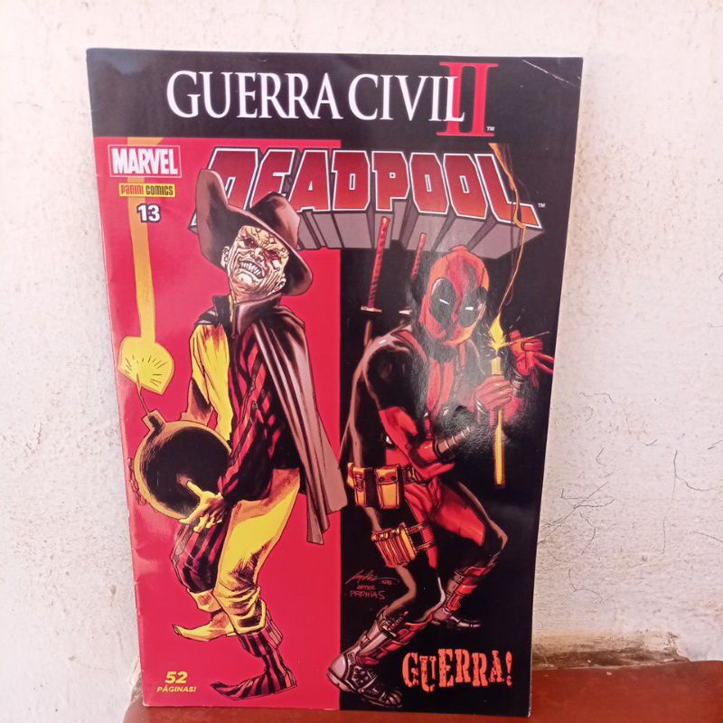 HQ Deadpool 13 - guerra civil II | Shopee Brasil